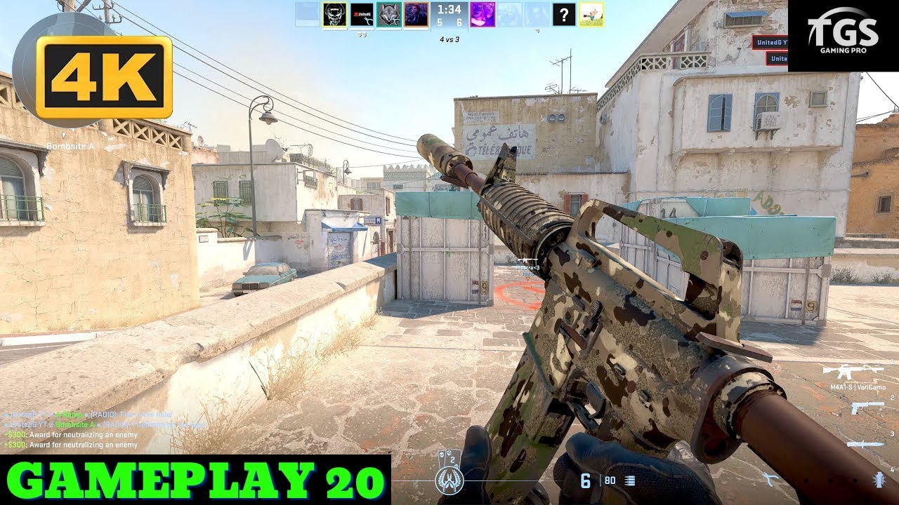 Precision Shooting in 1080K | Counter-Strike 2 Gameplay | No Commentary ...