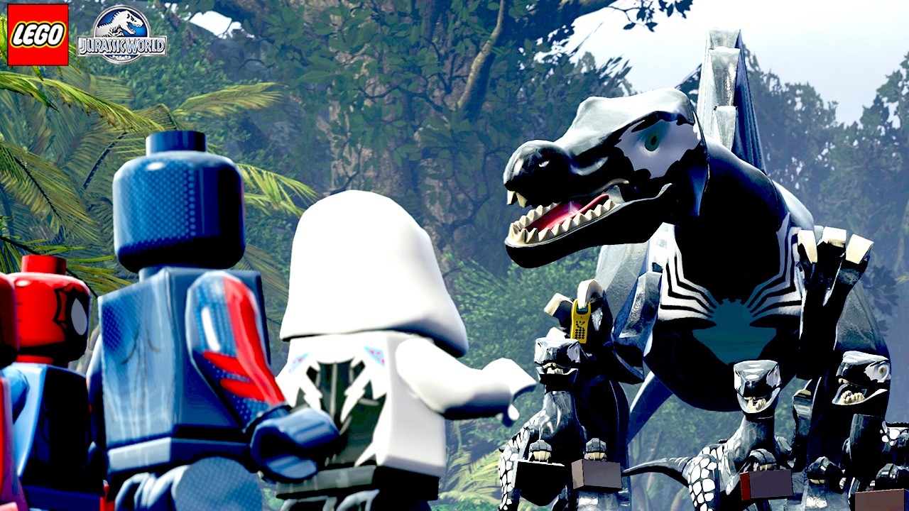 BATALHA FINAL CONTRA O VENOMSSAURO no LEGO JURASSIC PARK VENOMIZED #5 ...