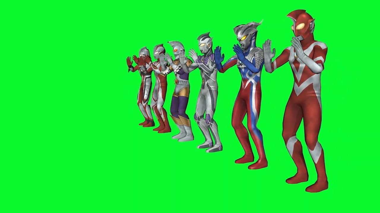 奥特曼绿幕素材特效视频 Ultraman green screen effects 0403 - YouTube