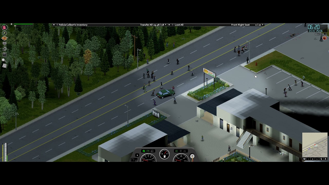 Project Zomboid 2.5 population peak untouched Muldraugh - YouTube