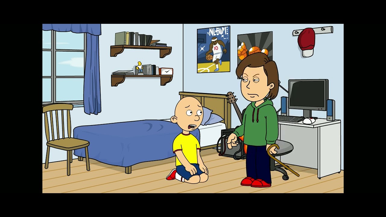 GoAnimate In Real Life - Caillou Gets Grounded/Punishment Day! but it's ...