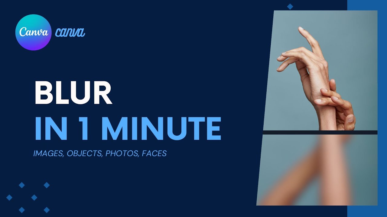 HOW TO MAKE A BLUR IN 1 MINUTE - YouTube