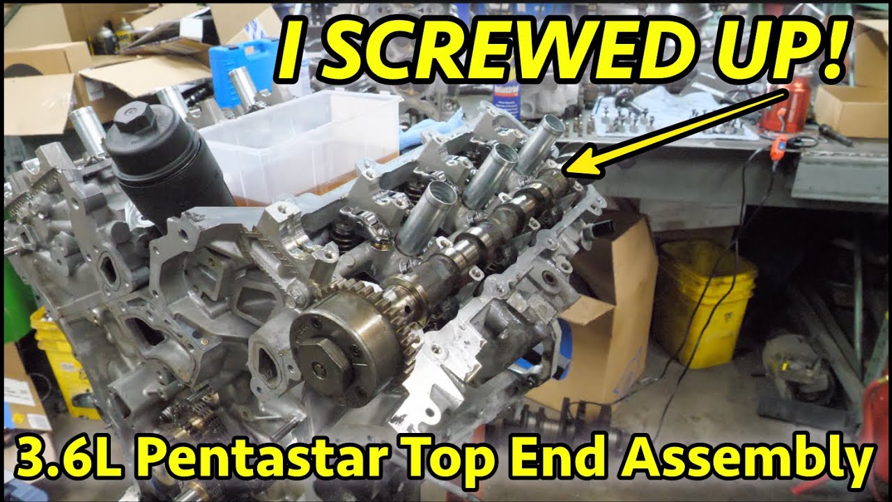 Fixing The Family Van! Chrysler 3.6L Pentastar V6 Engine Assembly Part ...