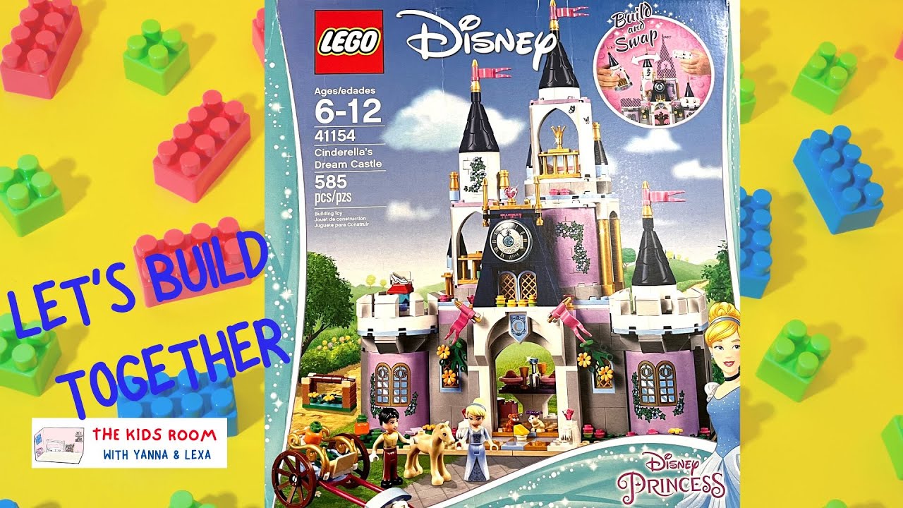 LEGO 41154 Cinderella's Dream Castle (Build & Swap) Disney Princess ...