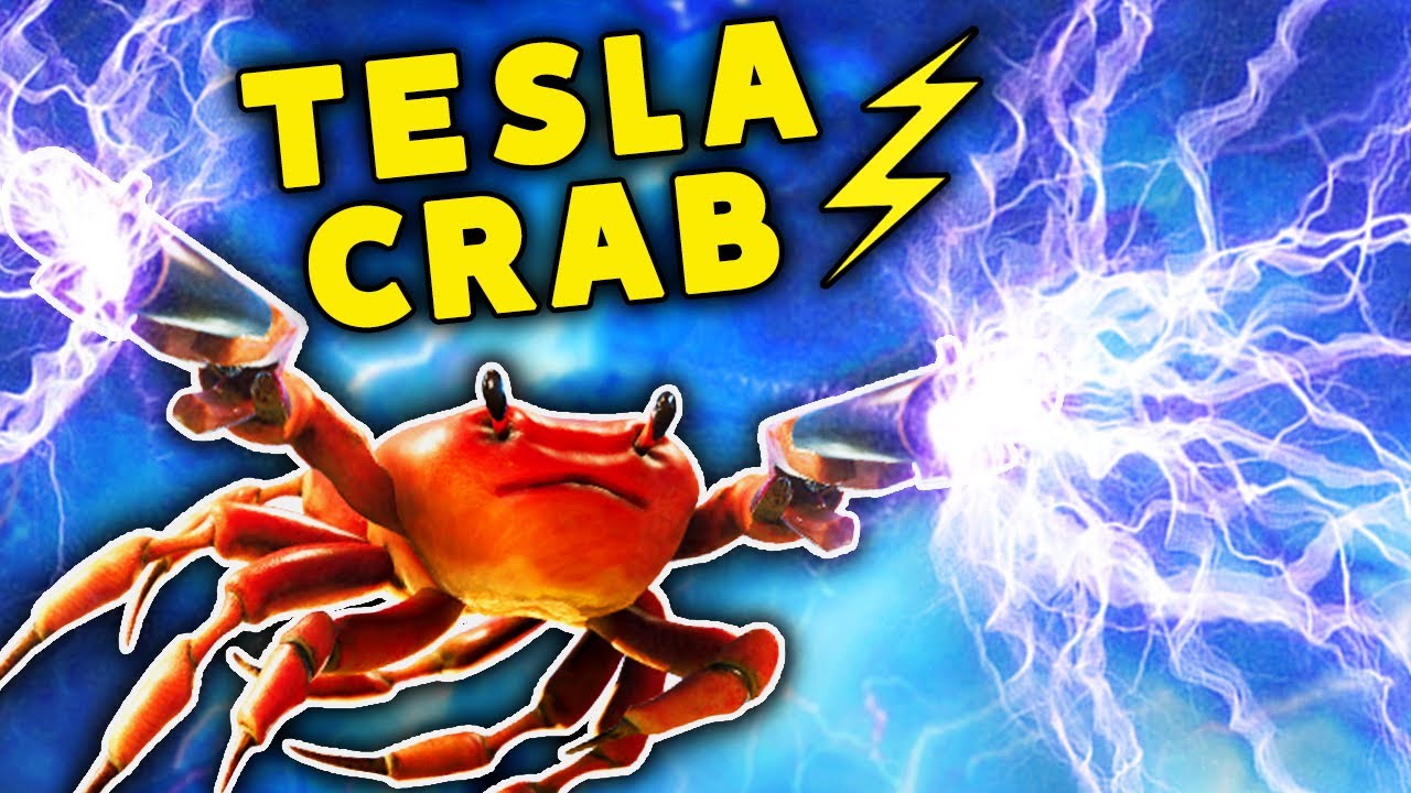 Behold... the TESLA CRAB build | Crab Champions - YouTube