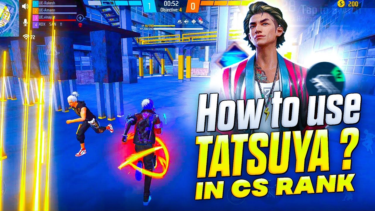 Tatsuya character ability full details || How to use Tatsuya in cs ...