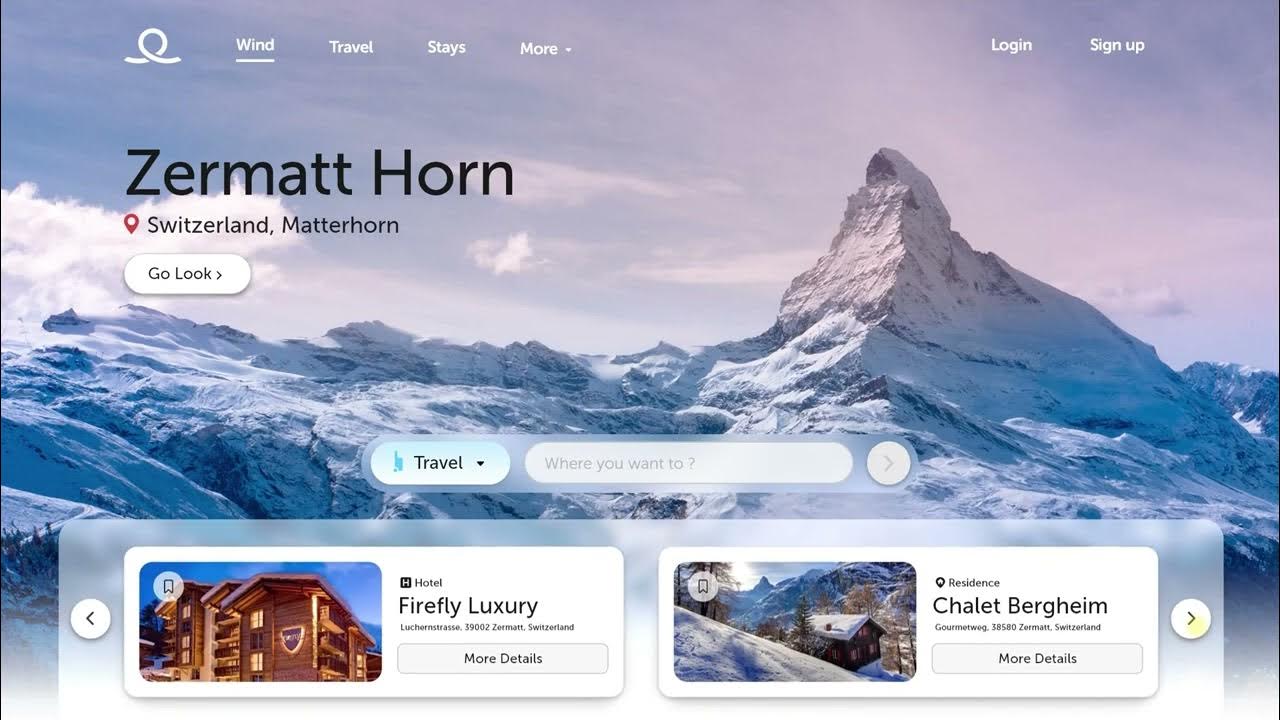 Wind UI UX Design - Prototype - YouTube