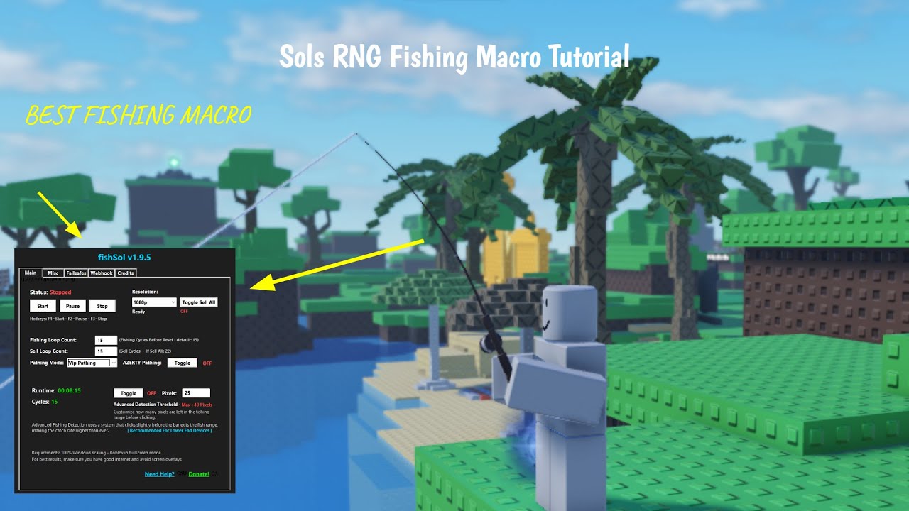 How To Get *BEST FISHING MACRO* In | Sol's RNG - YouTube