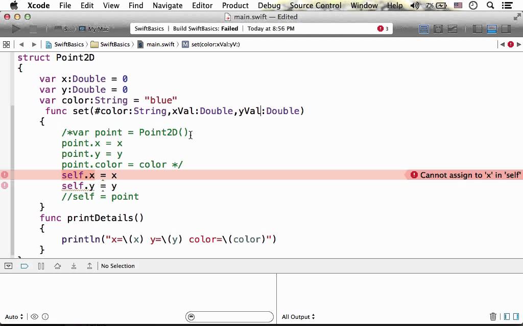 The Mutating Keyword In Swift 1 2 Youtube