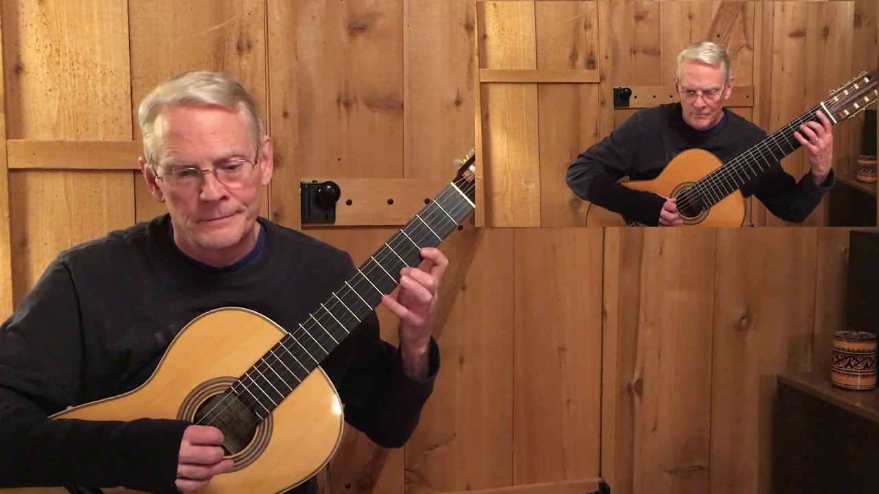 Invention #4 BWV 775 by J S Bach; Daniel Estrem, guitar - YouTube