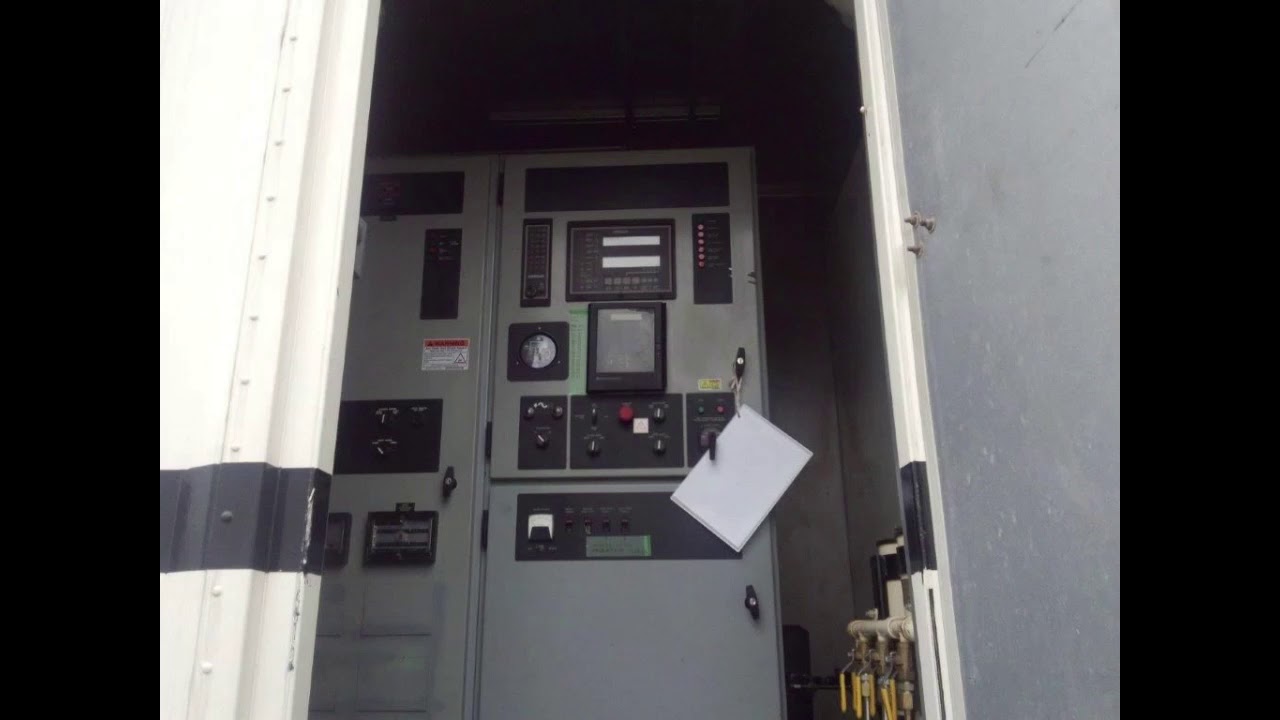 Caterpillar XQ2000 Trailer Mounted Diesel Generators 2000 KW - YouTube