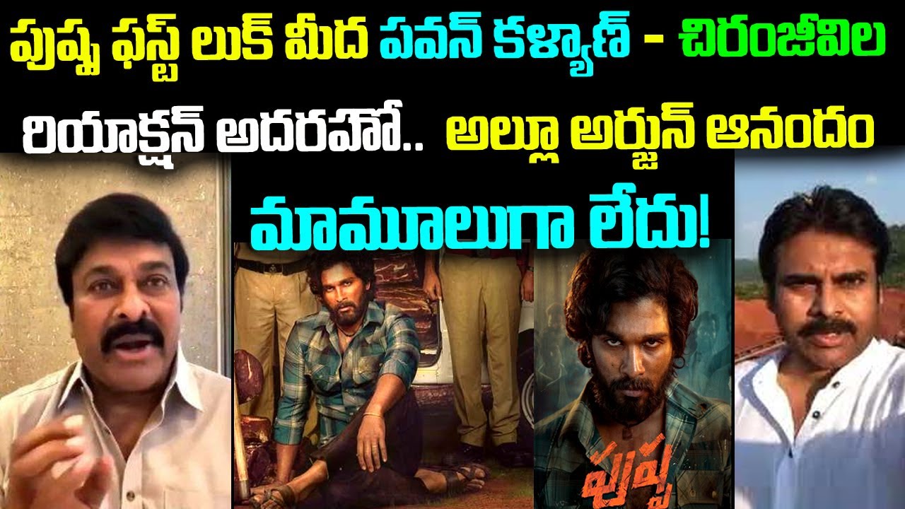 PUSHPA FIRST LOOK | Allu Arjun new movie first look | Allu Arjun Pushpa ...