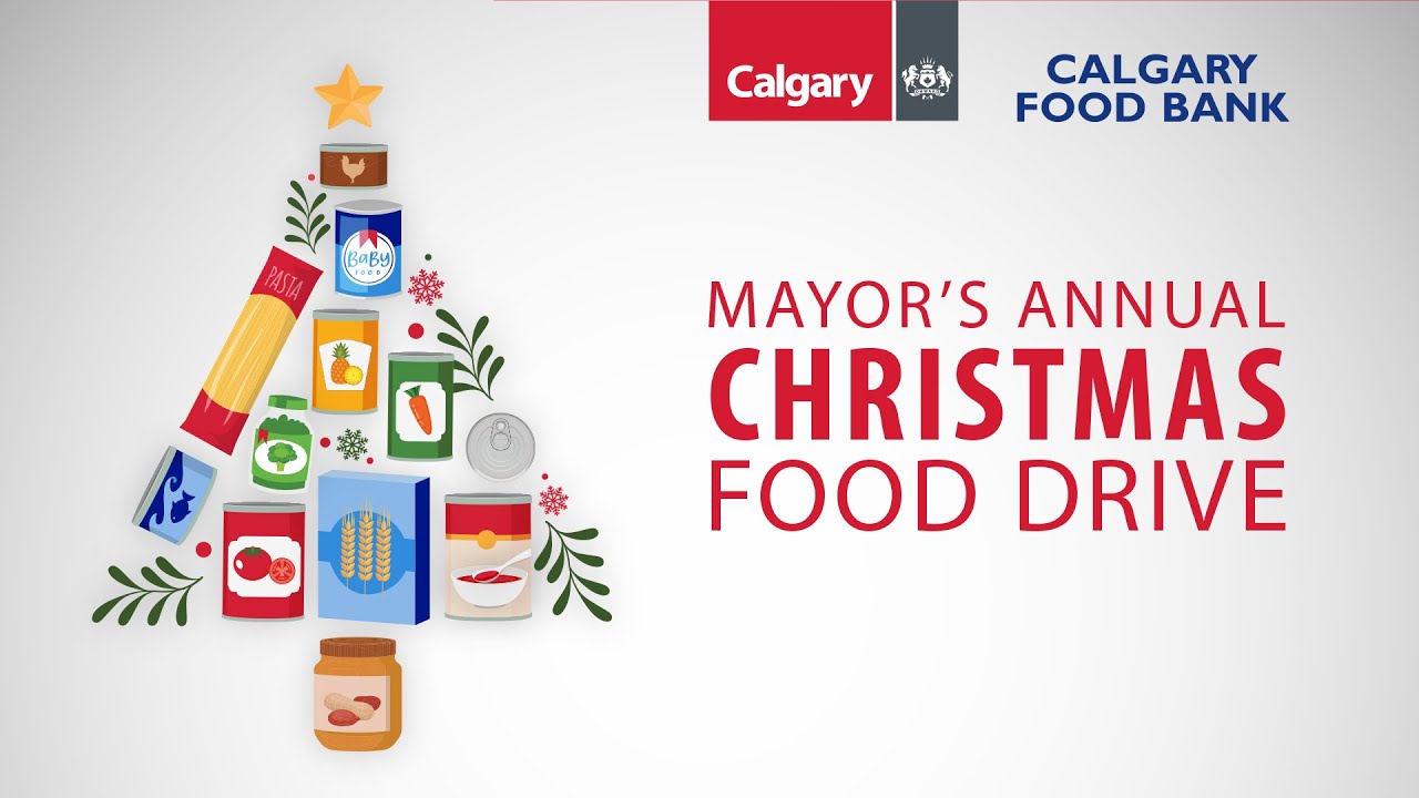 Christmas Food Drive Poster