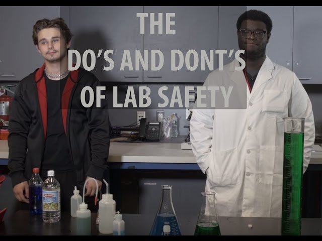 Working In A Lab Safety Donts Lab Safety Basics: Don't Forget The