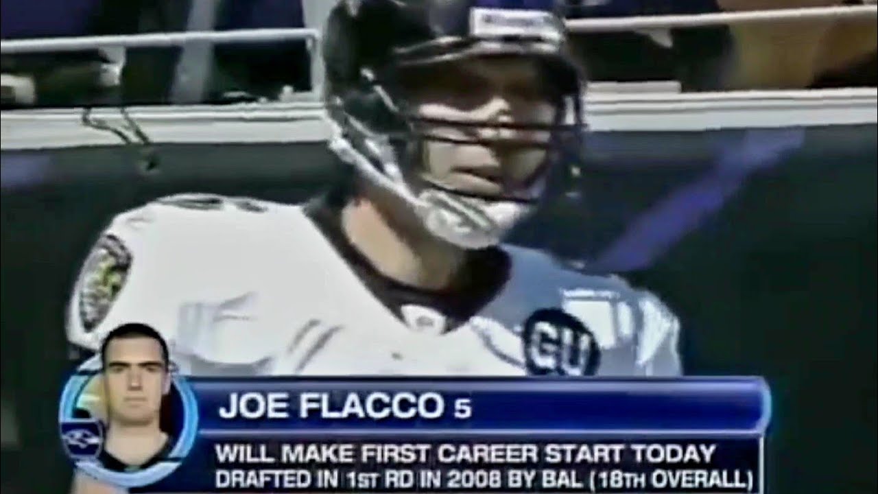 Joe Flacco's ROOKIE SEASON Highlights. 2008 Baltimore Ravens. - YouTube