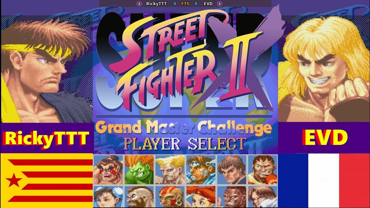 Super Street Fighter II X-Grand Master Challenge- RickyTTT VS EVD FT5 ...