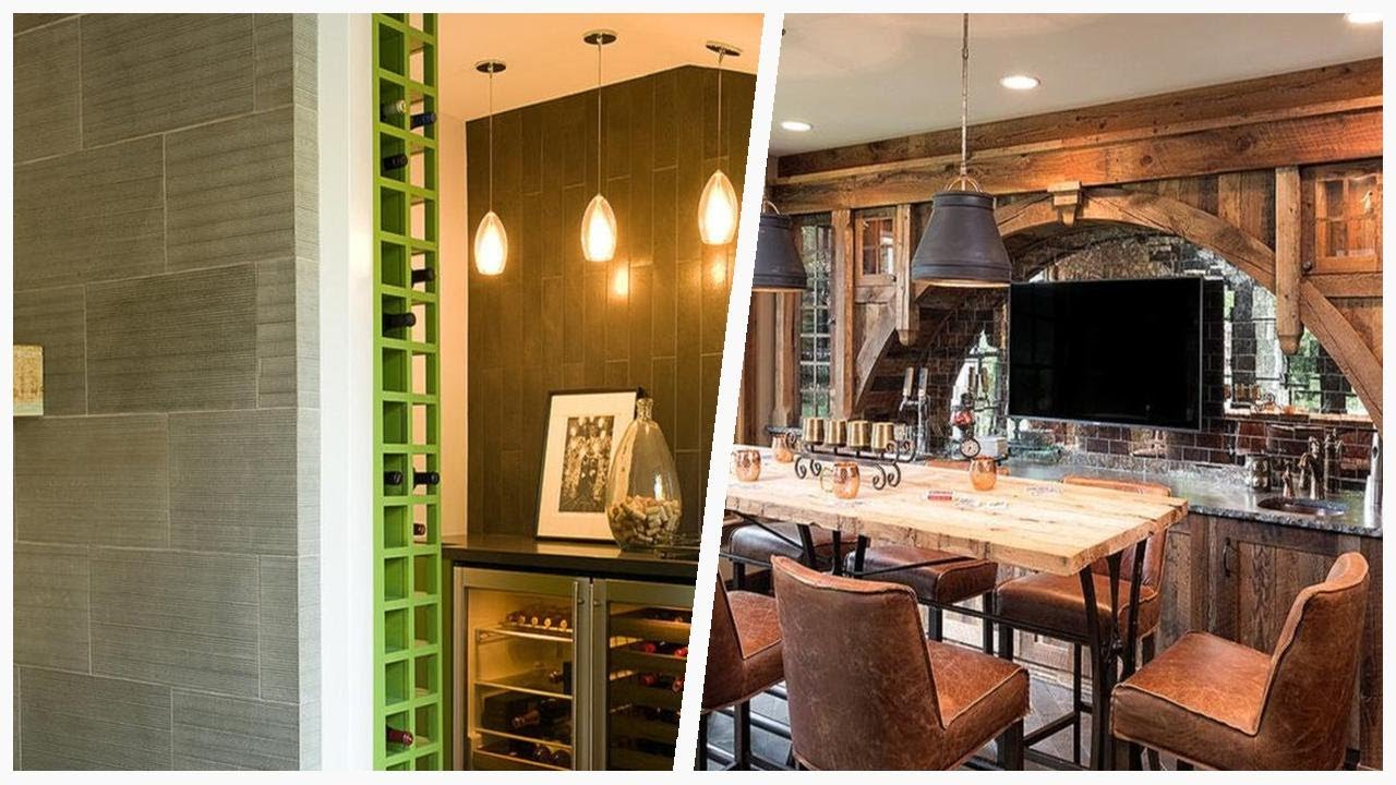 75 All Backsplash Materials Green Home Bar Design Ideas You'll Love ⭐️ ...