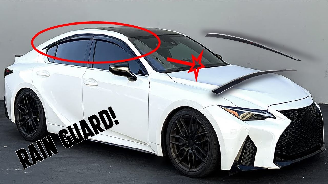 Rain Guard Install! (Lexus IS350 2021+) - YouTube