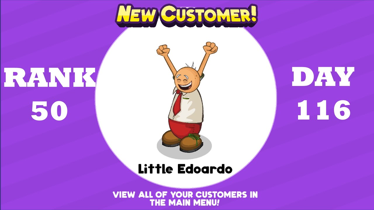 Papa's Burgeria HD - Rank 50 Little Edoardo - YouTube