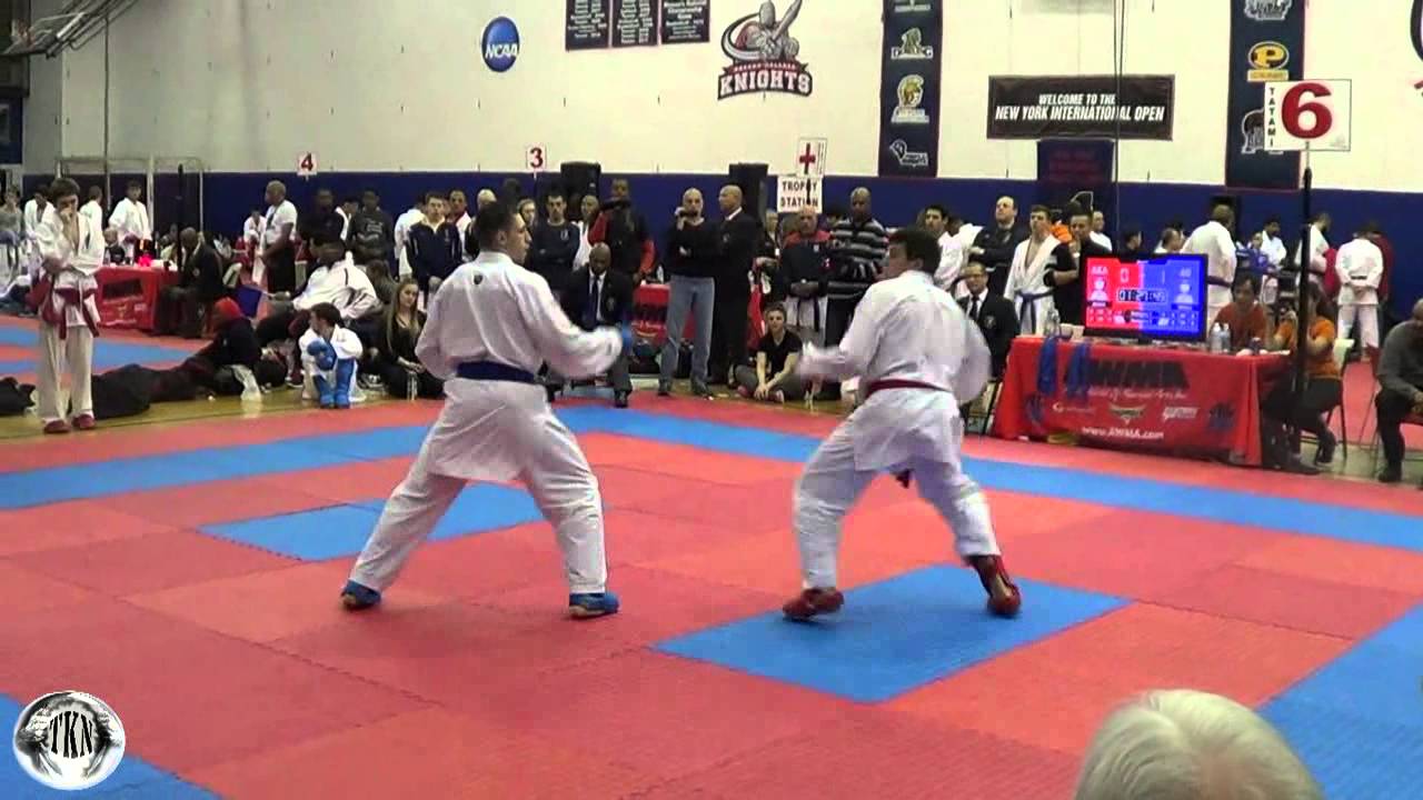 NYIO 2015 Senior Male Elite Kumite (Stanislav Horuna) (U.K.) (AO) VS ...