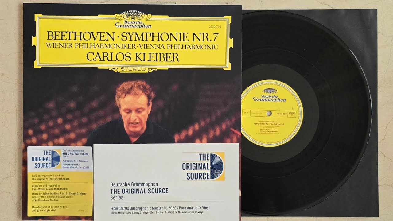 [Vinyl/LP] BEETHOVEN: Symphony No. 7 (2. Allegretto), KLEIBER - 2023 DG ...