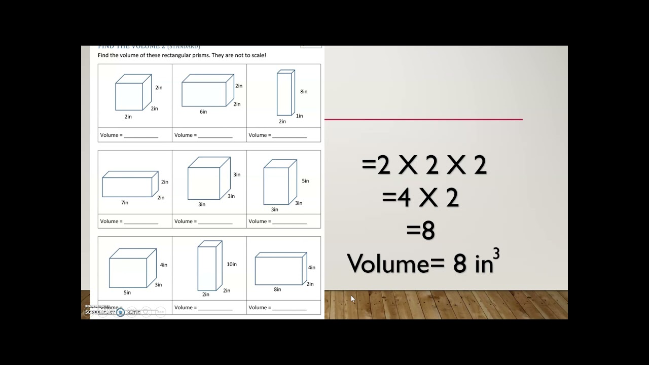 Find The Volume Of Simple 3d Shapes YouTube Find The Volume Of Simple 3d Shapes YouTube