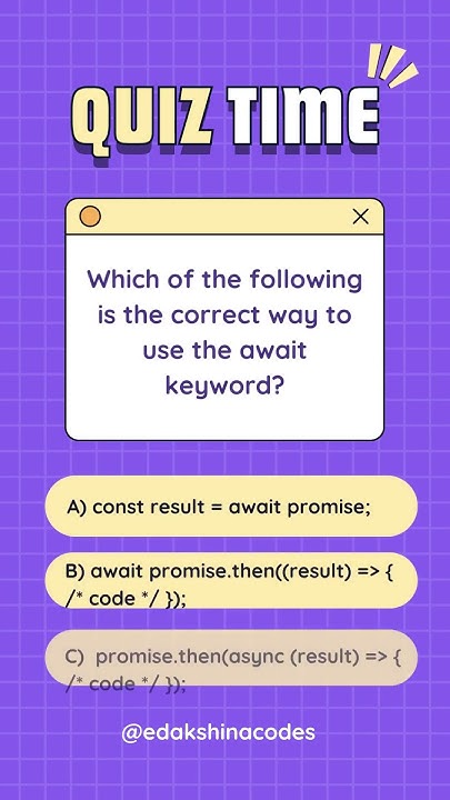 Quiz 1 Javascript Python Coding Cplusplus Asyncawait Callbacks Programming Shorts Reels