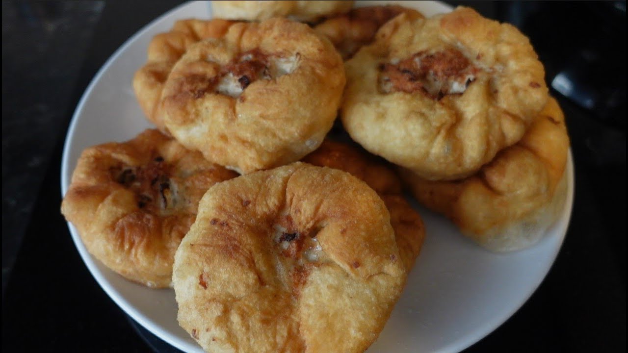 Homemade turkey mince stuffed fried buns! Невероятные вкусные беляши из ...