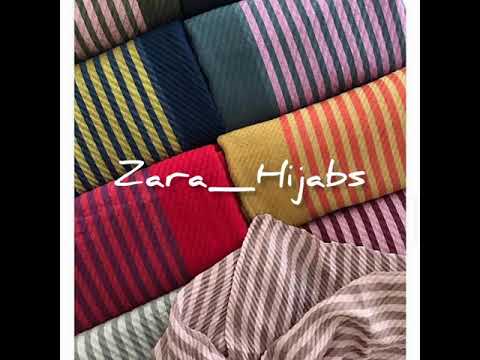 Pleated strip hijab🌸 Size:2m *90 🥰 Material: Organic cotton Very soft touc