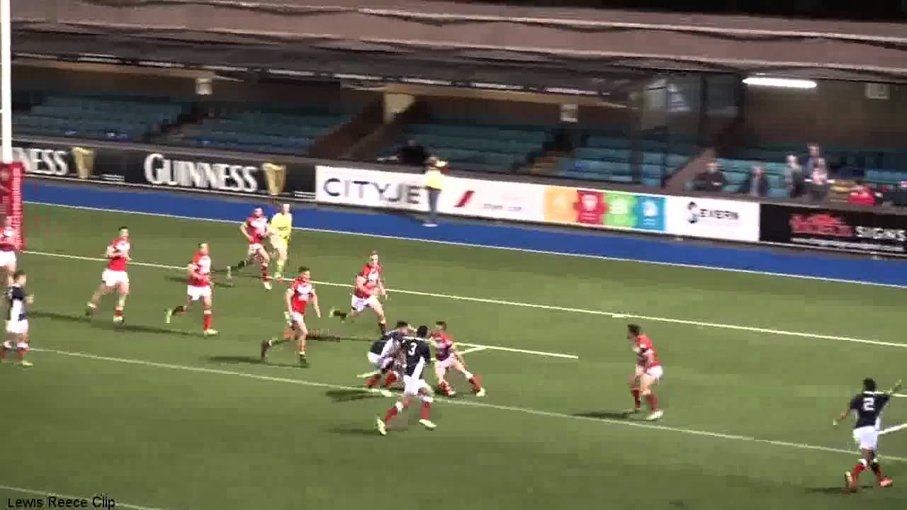 Lewis Reece Rugby League Full International v France - YouTube