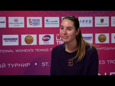 Oceane Dodin WTA St.Petersburg Ladies Trophy 2020 - YouTube
