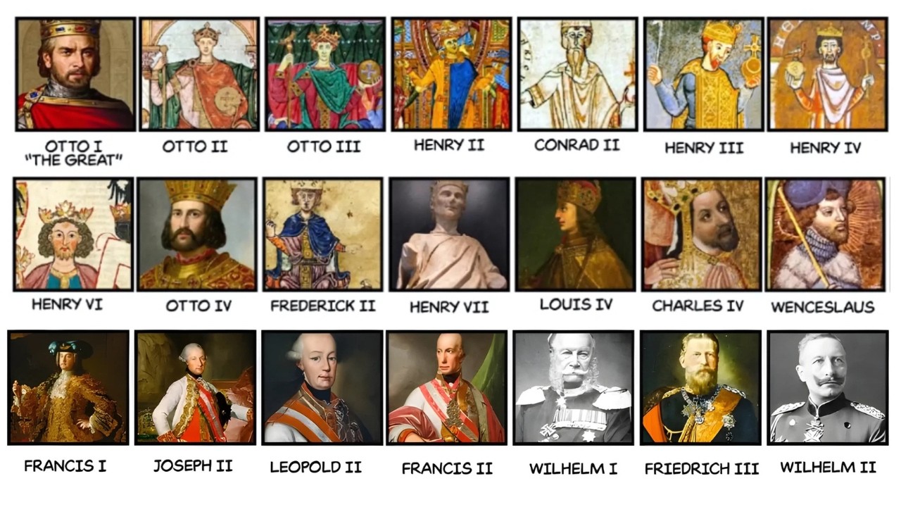 Every Emperor in German History - Explained in 20 Minutes - YouTube