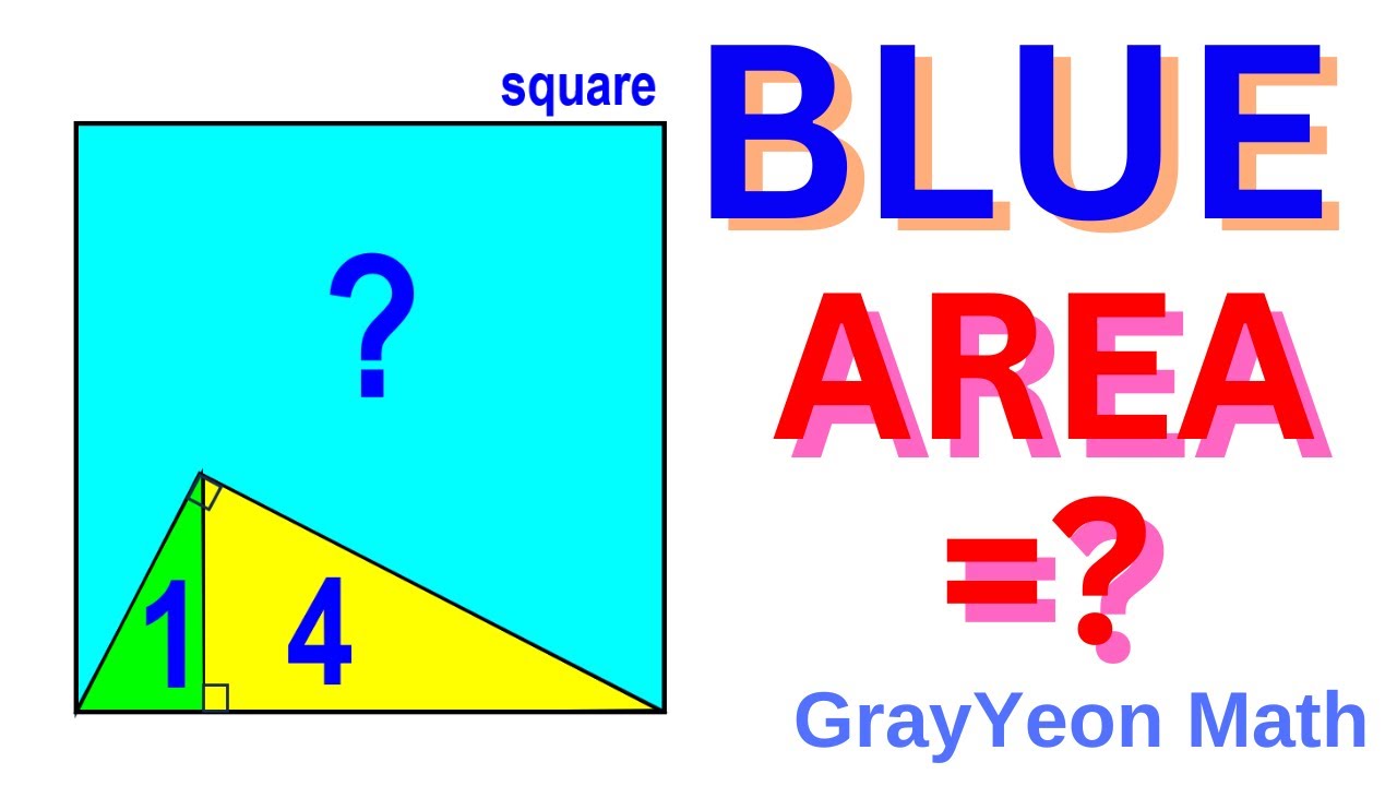 Must-Know Math concept | Find area of blue portion #geometryskills # ...