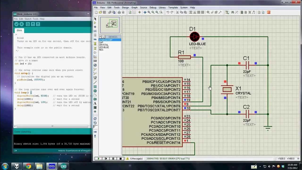 Arduino Proteus Simulation - YouTube