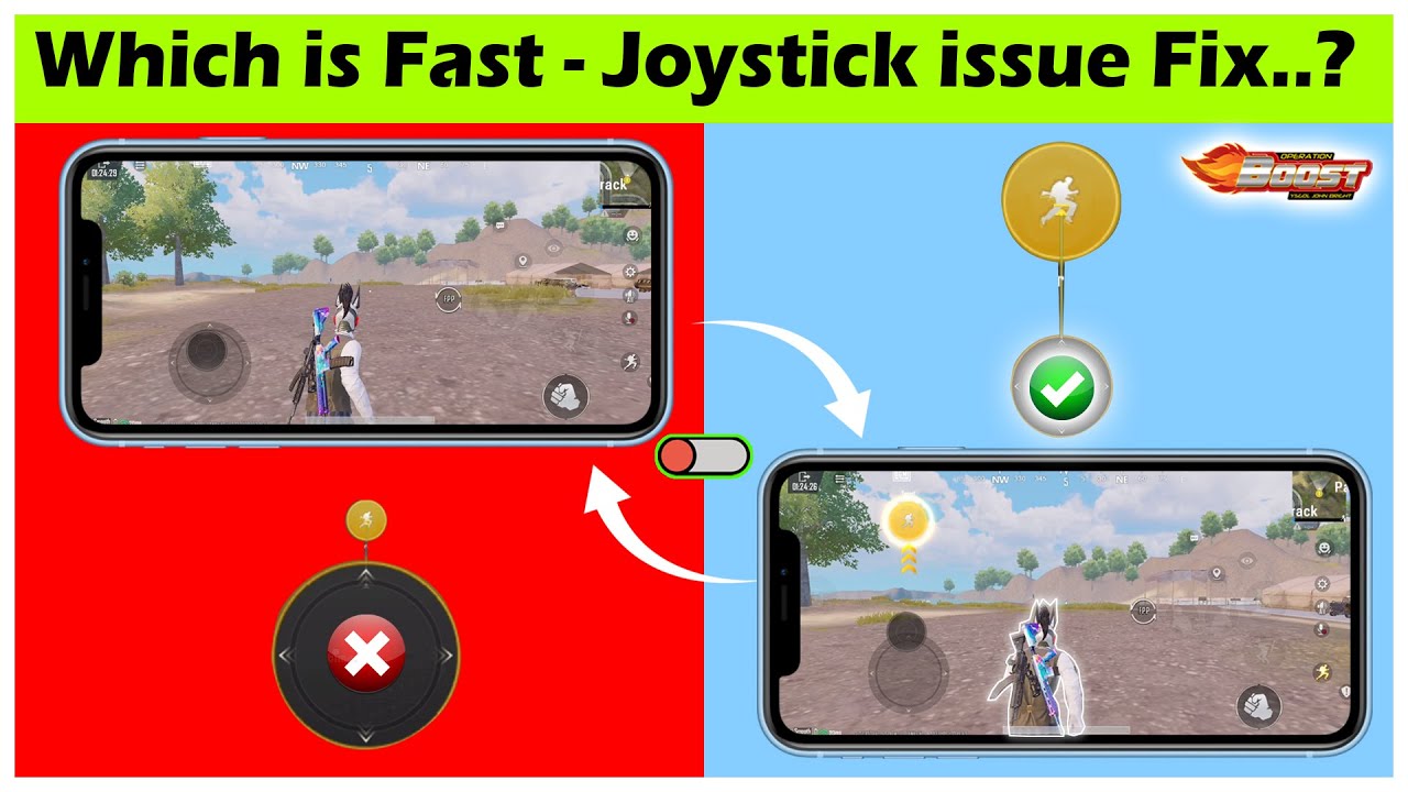 Bgmi Joystick And Fire Button Problem Live Fix Joystick Stuck While 1992