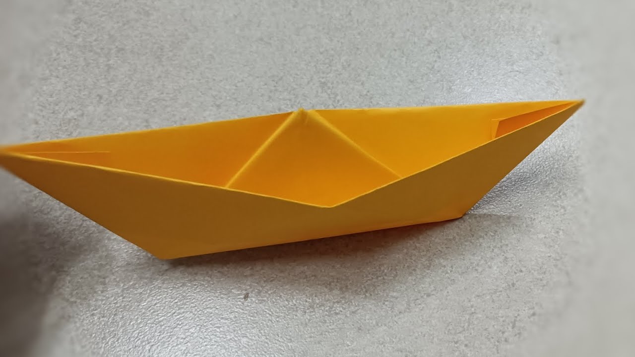 How to Make a Paper Boat | How to Fold Paper Ship | Paper Water Boat ...
