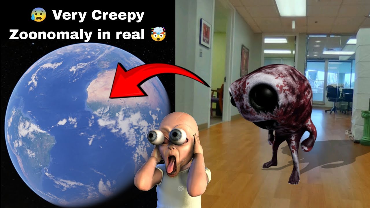 😰 Very Creepy Zoonomaly in the found in real life 🤯 on Google Earth # ...
