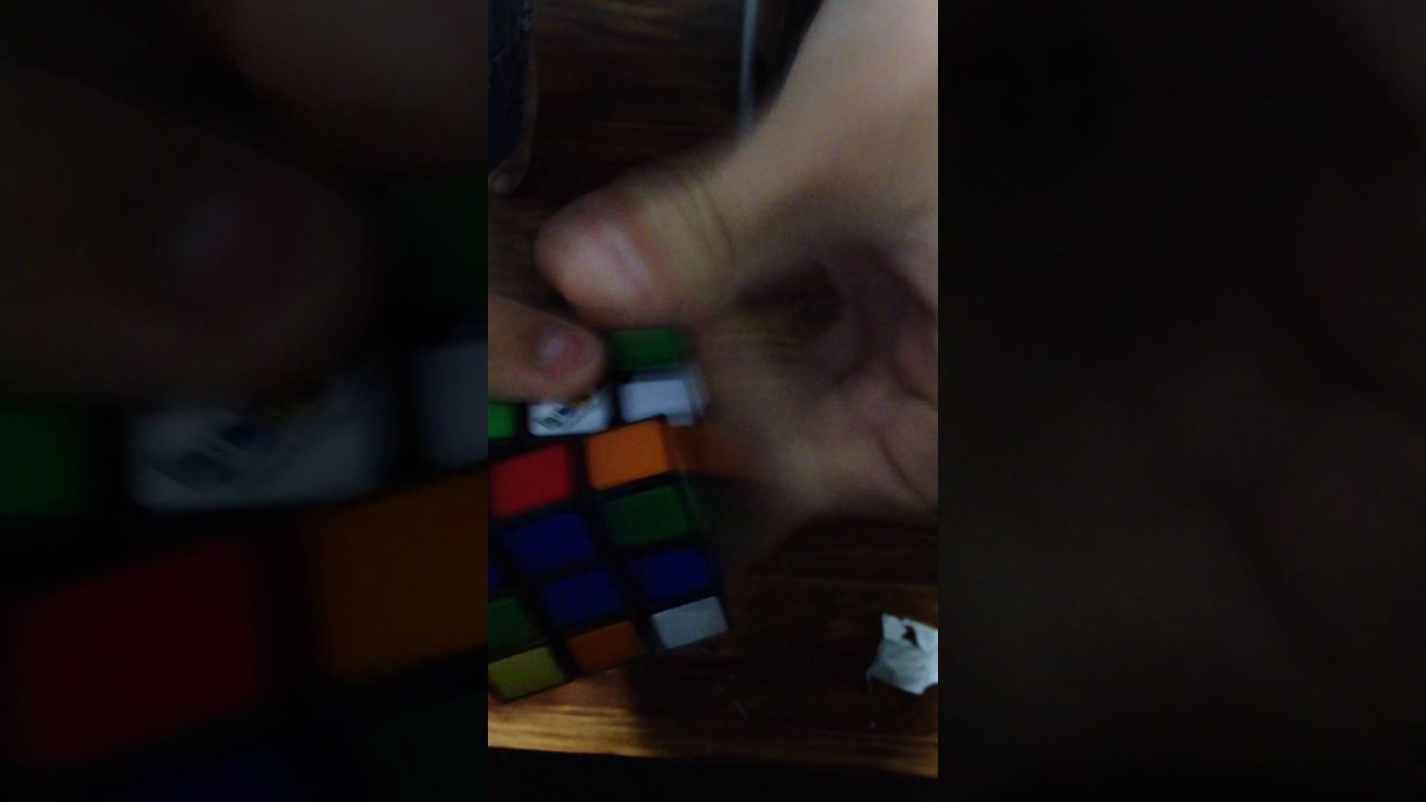 Solving the 3x3 (beginners method) - YouTube