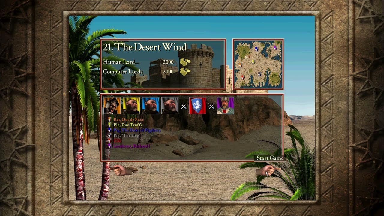 Stronghold Crusader - Mission 21 - The Desert Wind - YouTube