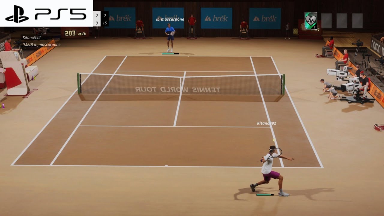 (PS5) Tennis World Tour 2 | Amazing 76 Strokes Rally - YouTube