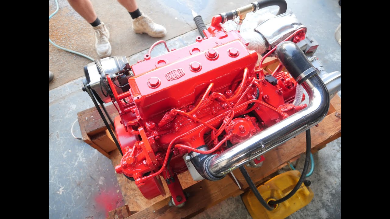 #24 Our Bukh engine is restored and gets dropped back in and our roof ...
