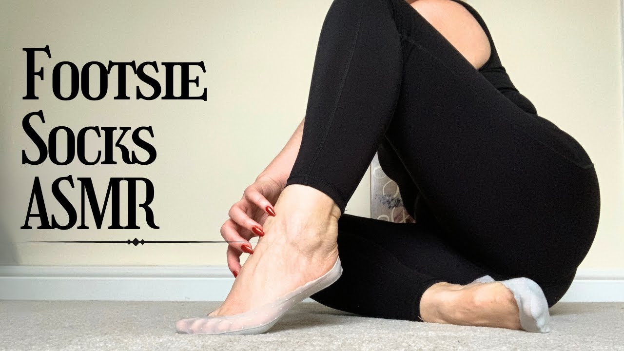 Tiny Footsie Socks & Leggings Scratching ASMR | Foot Tracing ASMR with ...