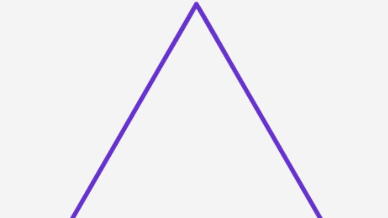 Long triangles I like triangles - YouTube