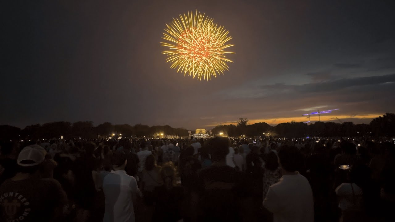 4th of July USA | Washington DC Fireworks | Celebrations | Full Video ...