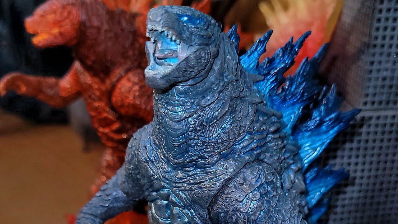 Hiya Godzilla repaints and collection - YouTube