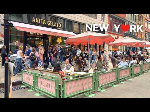 🇺🇸 Fall Is in the Air in NYC! 🎃 | A Lively Saturday Afternoon | 4K Walk