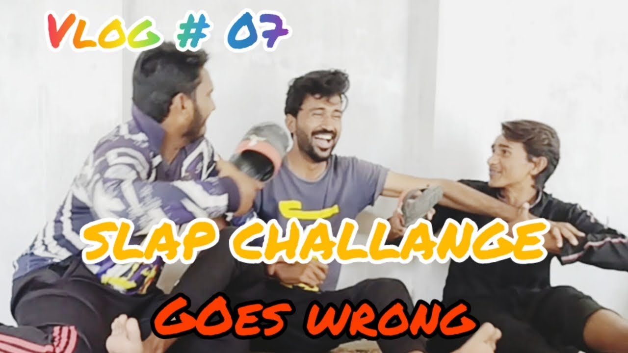 Vlog # 07 | Slap Challenge Goes Wrong | best funny video #best #funny #games #africa #african ...