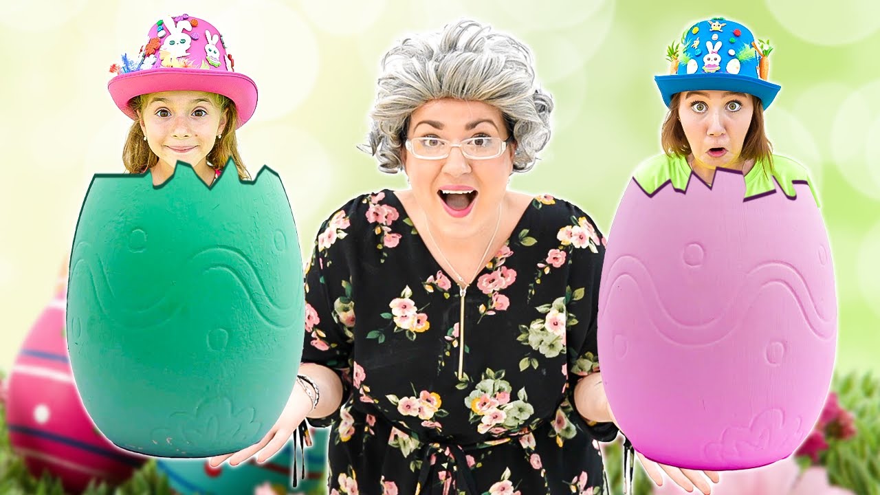 Easter Egg Hunt for Toys with Ruby and Bonnie - YouTube