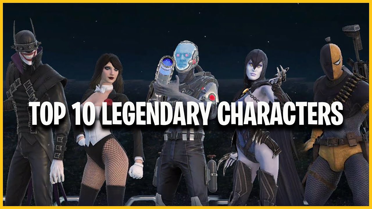 Injustice 2 Mobile | Top 10 Legendary Characters - YouTube