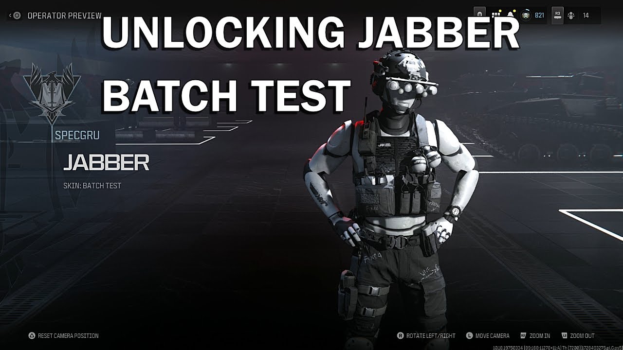 Unlocking Jabber Batch Test Operator MW3 Rewind Event - YouTube